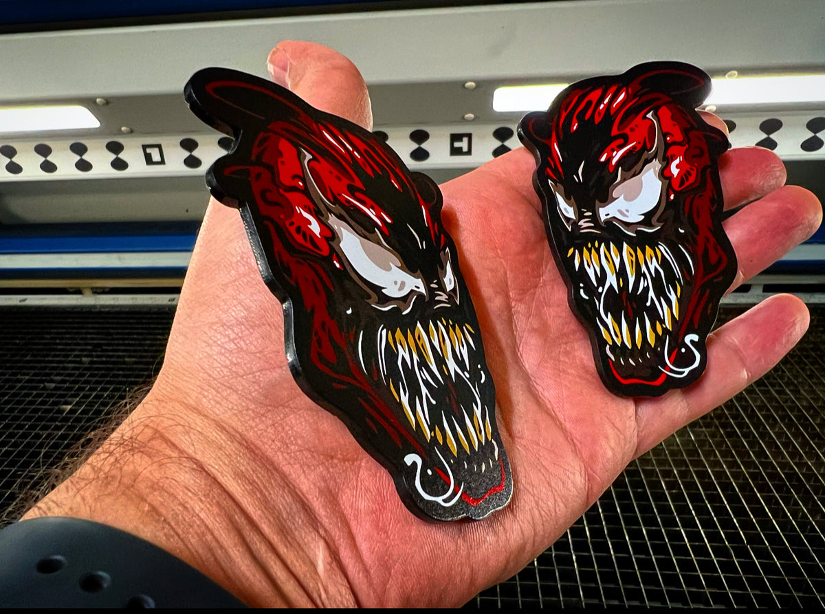 Aggressive venom Badges (2 Badges) – Forged Concepts